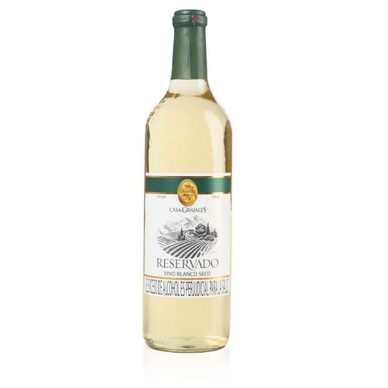 VINO BLANCO SECO RESERVADO - Casa Grajales
